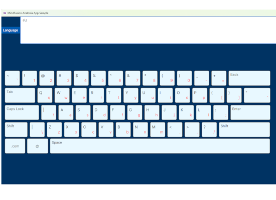 Samples | MindFusion Virtual Keyboard for Avalonia